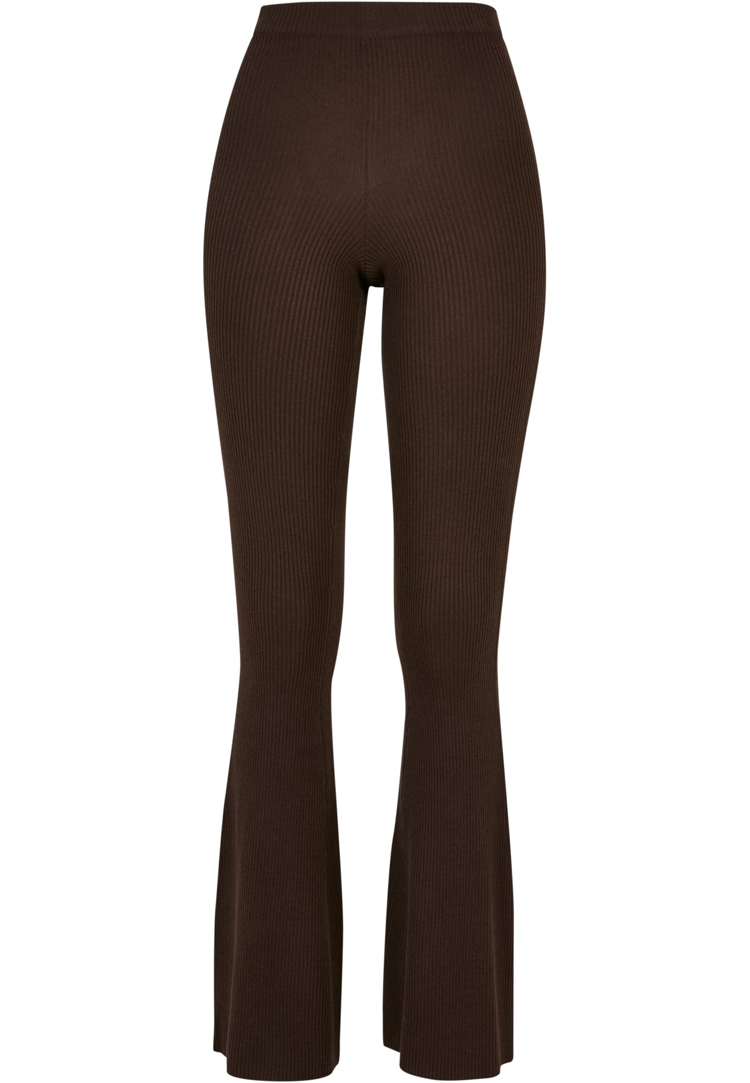 Ladies Rib Knit Bootcut Leggings Tb4738